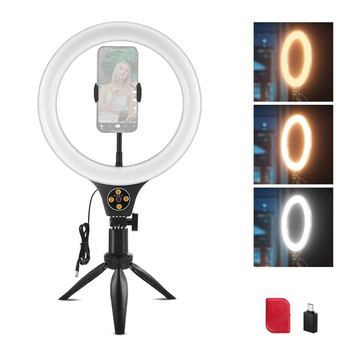 NEEWER ENTRY LEVEL VERSION N25/N22 Desk Ring Light Kit