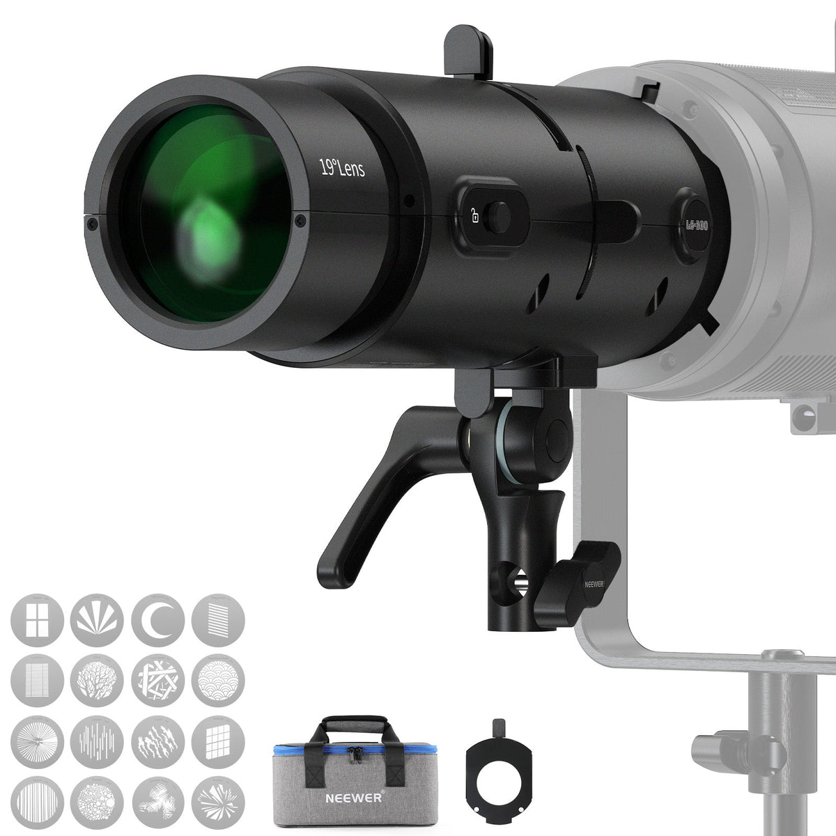 NEEWER LS-300 19° Spotlight Snoot with Bowens Mount – NEEWER.EU