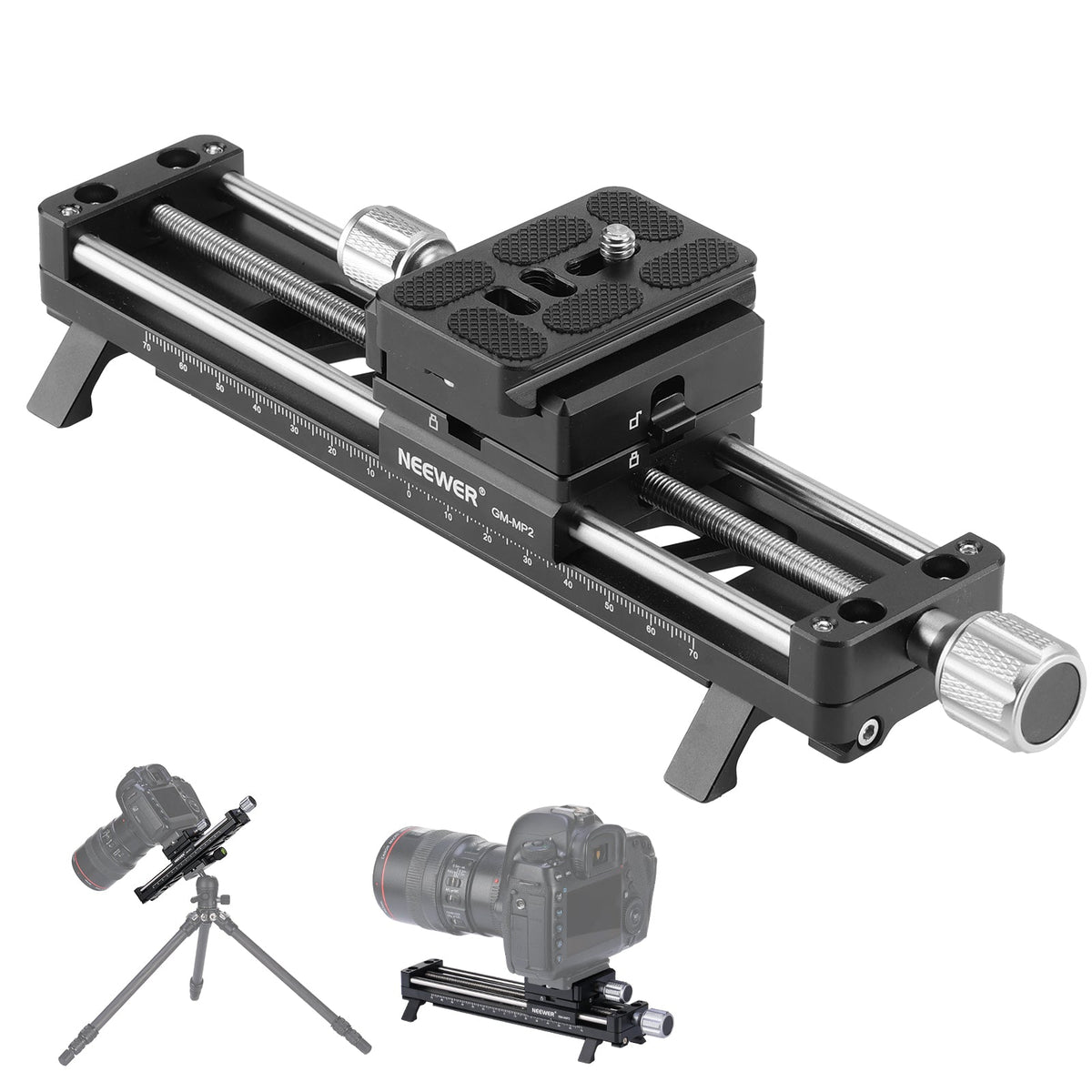 NEEWER GM-MP2 140mm Macro Focusing Rail Slider - NEEWER