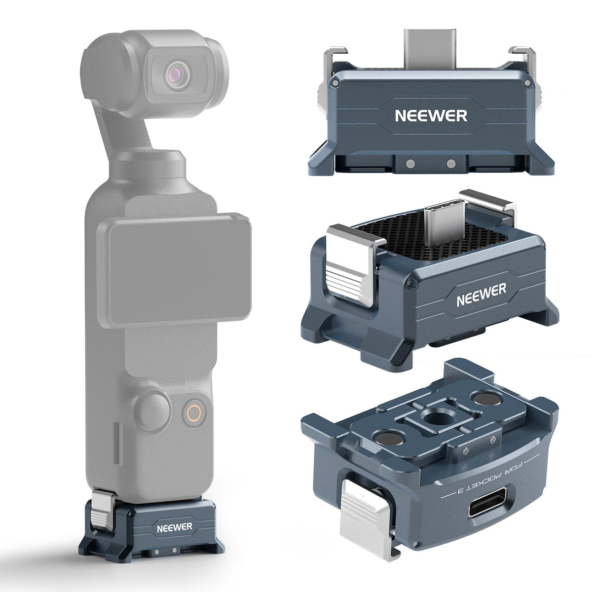 NEEWER AC018 Charging Adapter Base For DJI Osmo Pocket 3 – NEEWER.EU