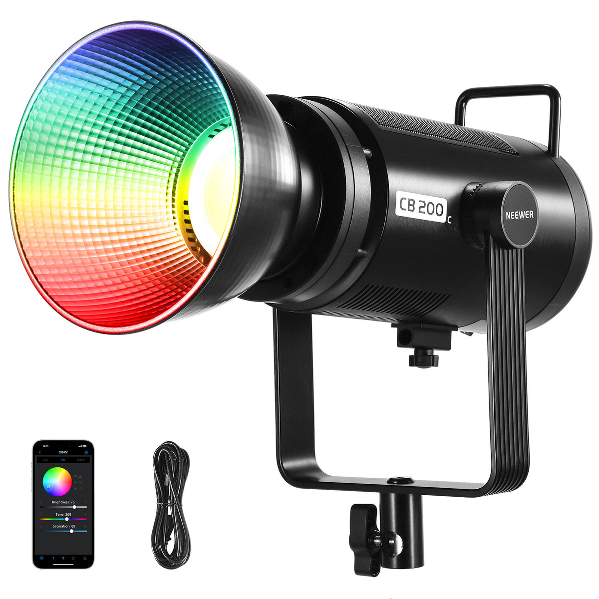 NEEWER CB200C 200W RGB LED Video Light – NEEWER.EU