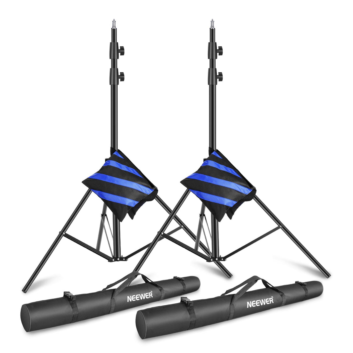 NEEWER 2 Pack 300cm Light Stand Kit - NEEWER