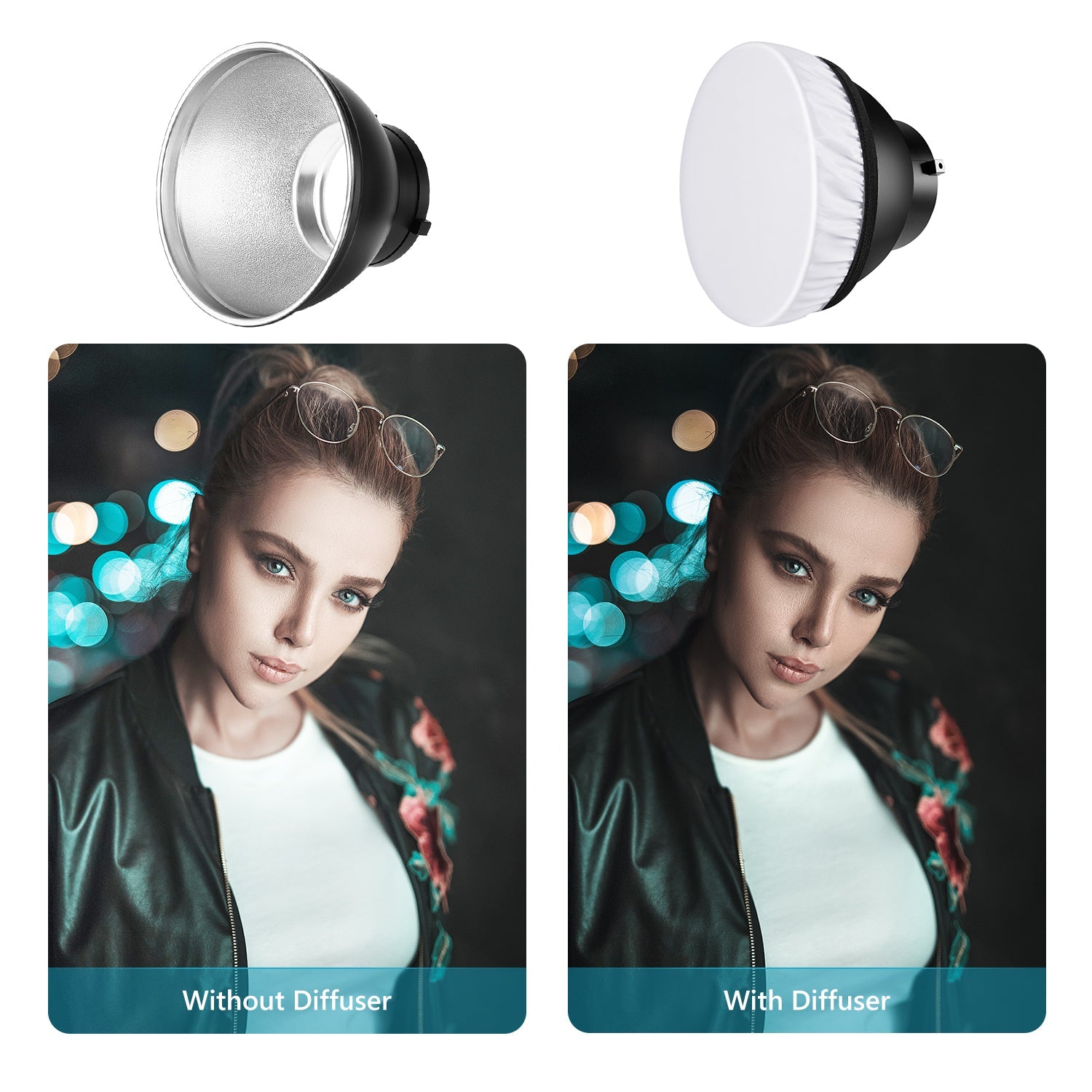 NEEWER Reflector 7" with 20/40/60 Degree Honeycomb Grid - NEEWER ...