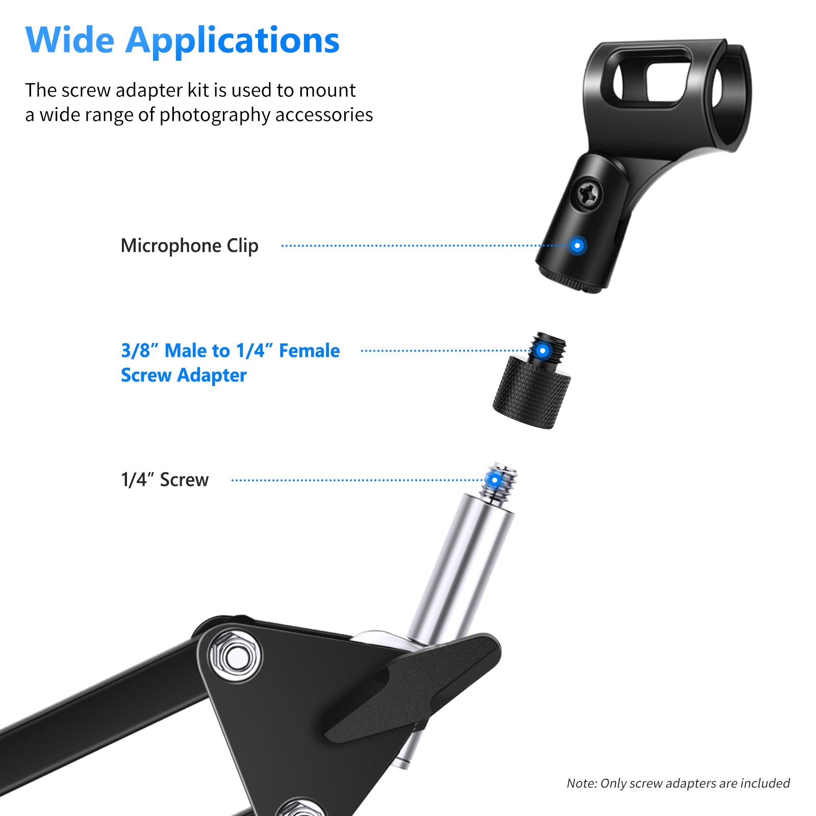 NEEWER ST30 Camera Screw Adapter Set - NEEWER – NEEWER.EU