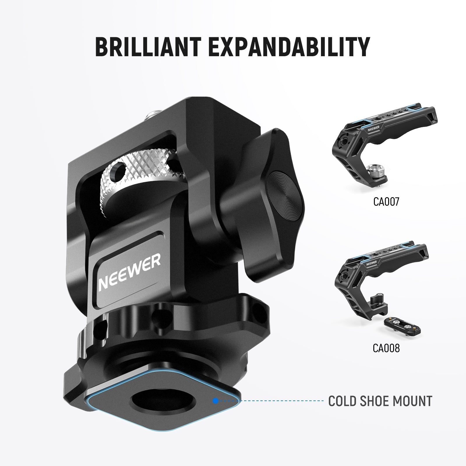 NEEWER MA002 Field Monitor Holder with Cold Shoe Mount - NEEWER ...