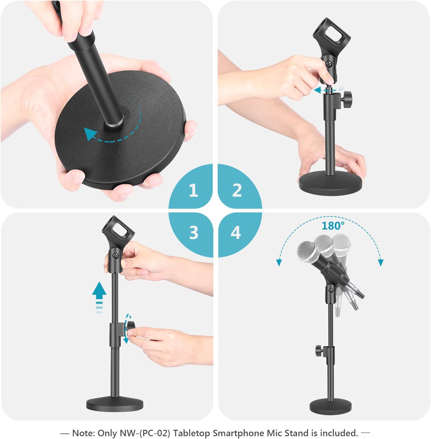 NEEWER Stable Desktop Microphone Stand - NEEWER – neewer.com